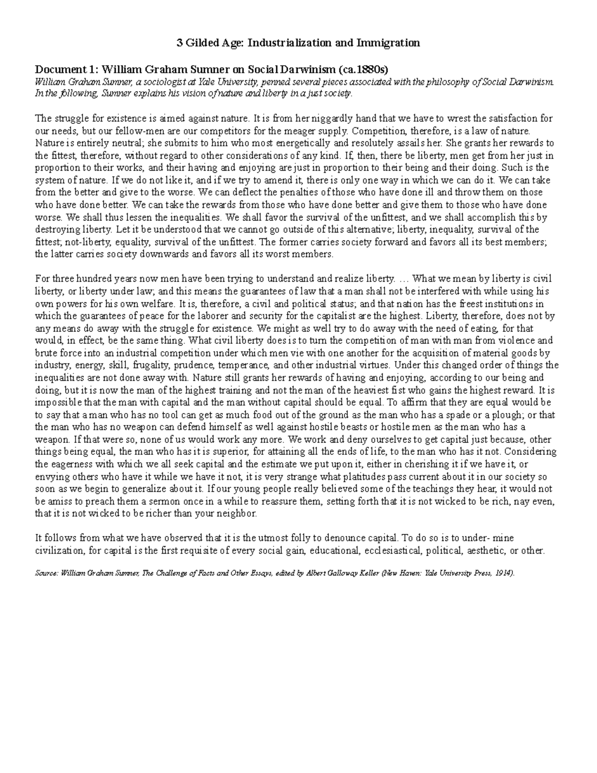 Gilded Age Reform: The Omaha Platform of the People's Party (1892 ...