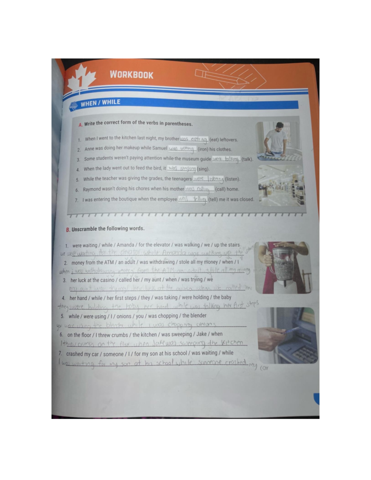 Workbook - Tarea: Past Continuous vs. Simple Past Exercises - Studocu
