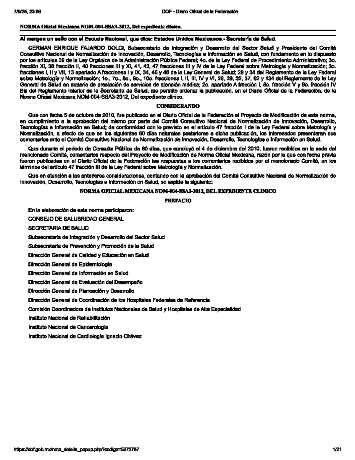 HOJA RAIS IMSS Atención Primaria Consultorio T - Registros y ...