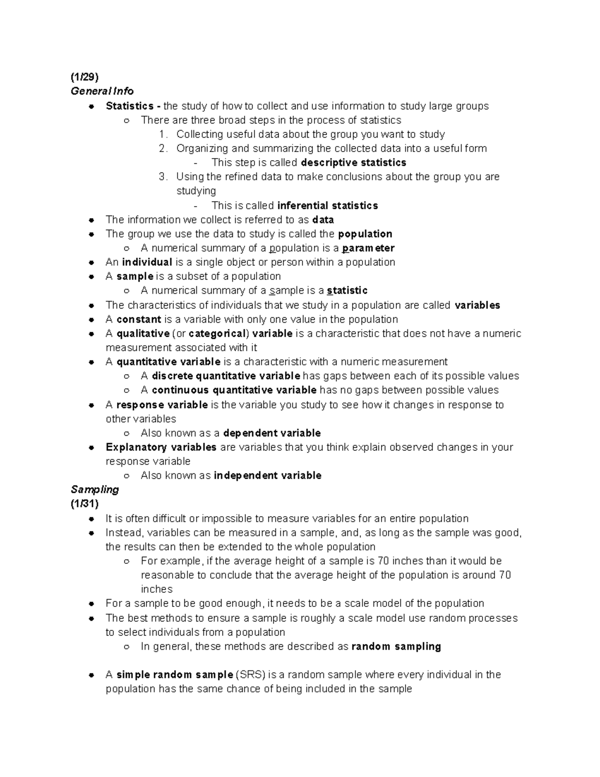 Statistical Analysis: Observational Studies and Designed Experiments ...