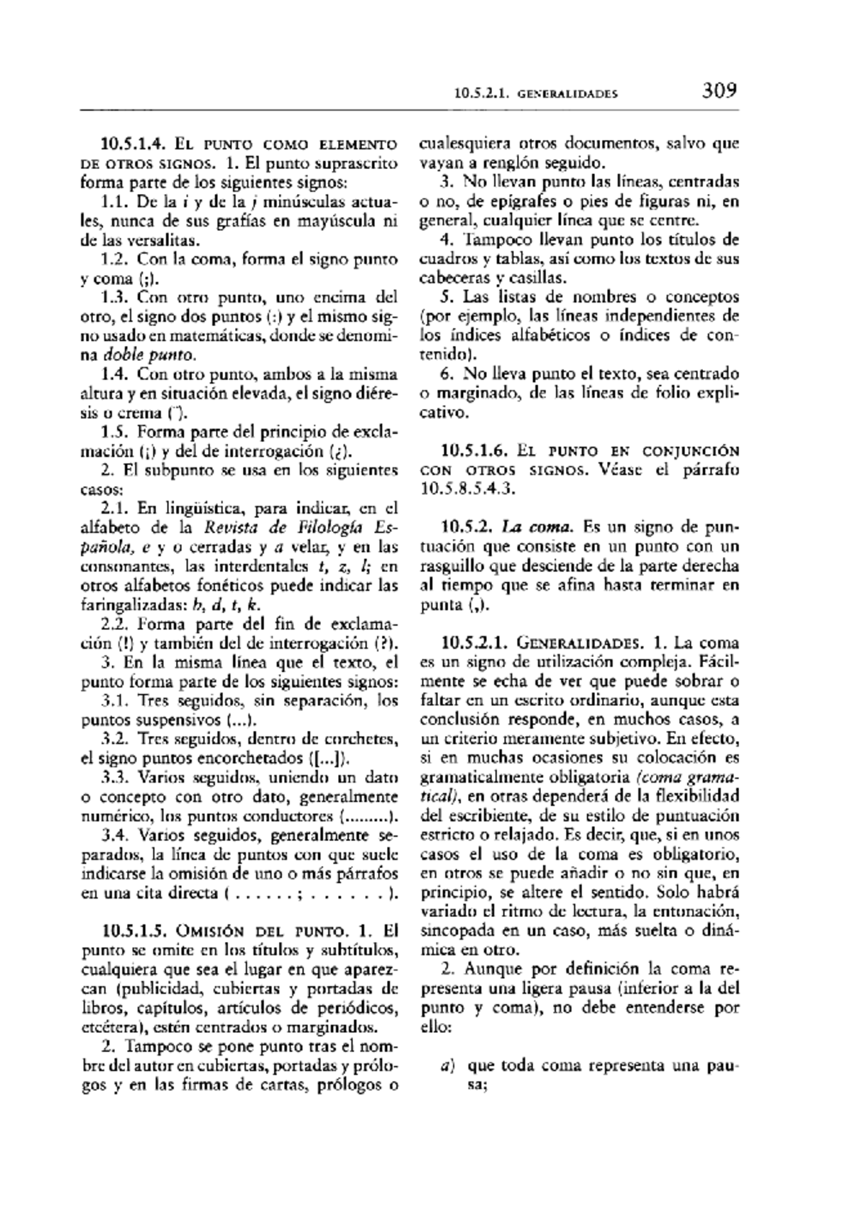 10.5.2.1. Generalidades sobre el Uso de la Coma en la Escritura - Studocu