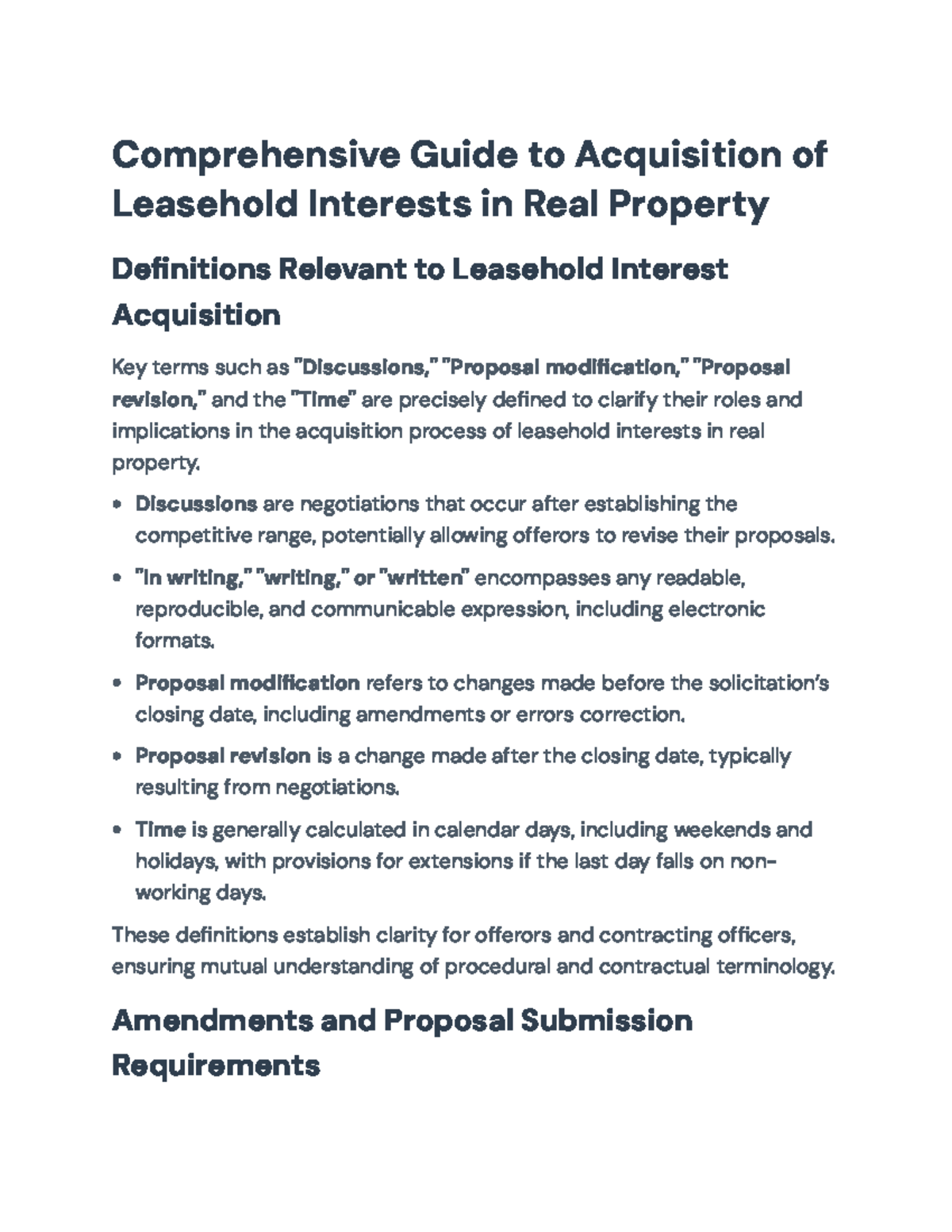 Comprehensive Guide to Leasehold Interest Acquisition (Course Code: LIA ...