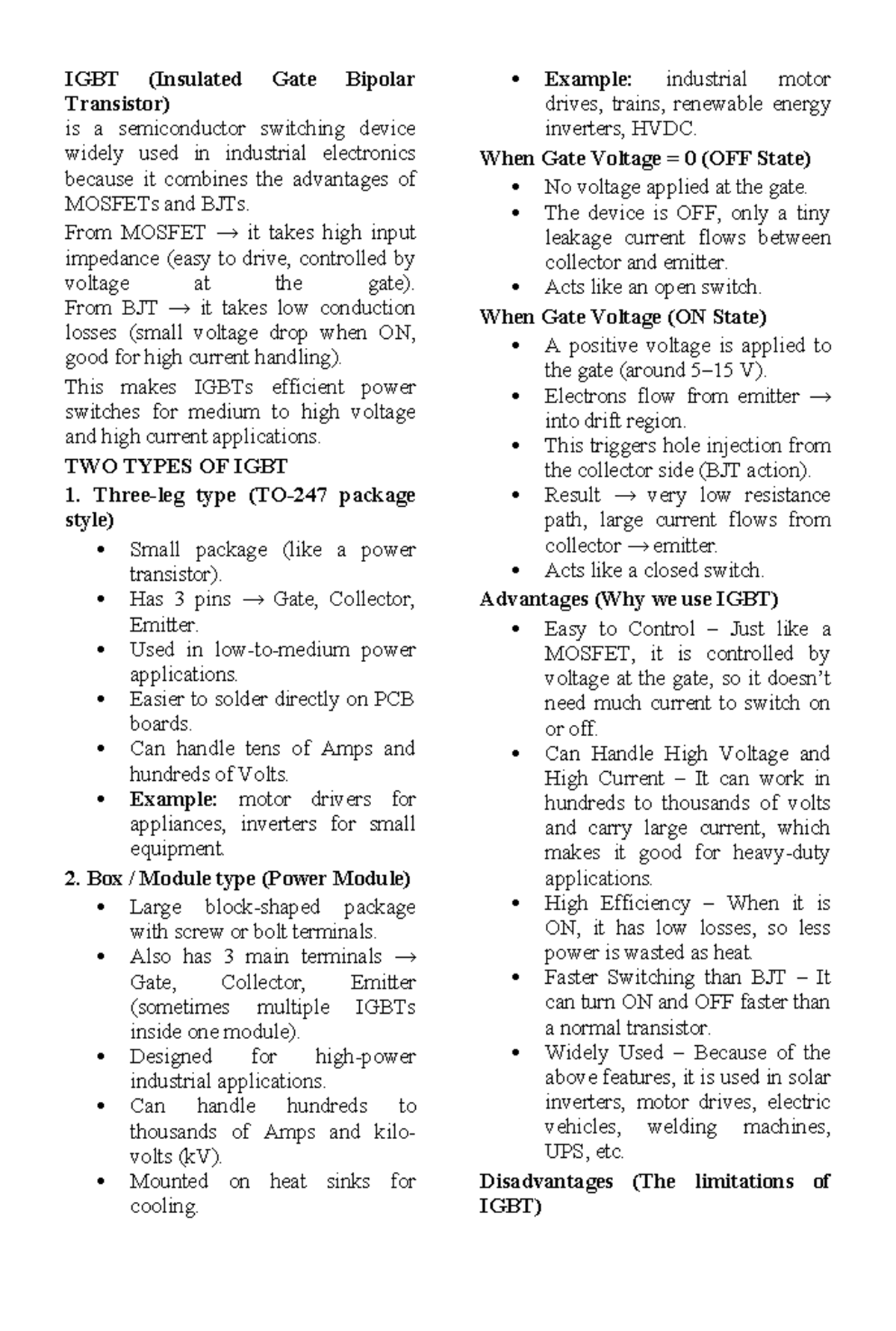 Midterm Reviewer: Electronic Devices (ENGR 101) - Studocu