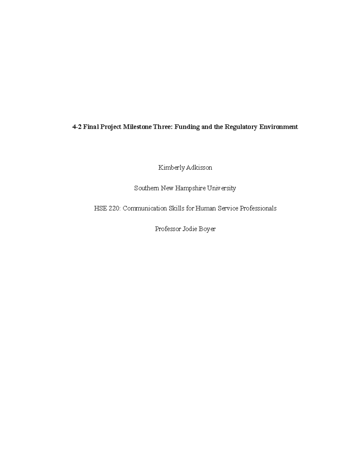 HSE-220 Final Project Milestone 3: Funding & Regulatory Insights - Studocu