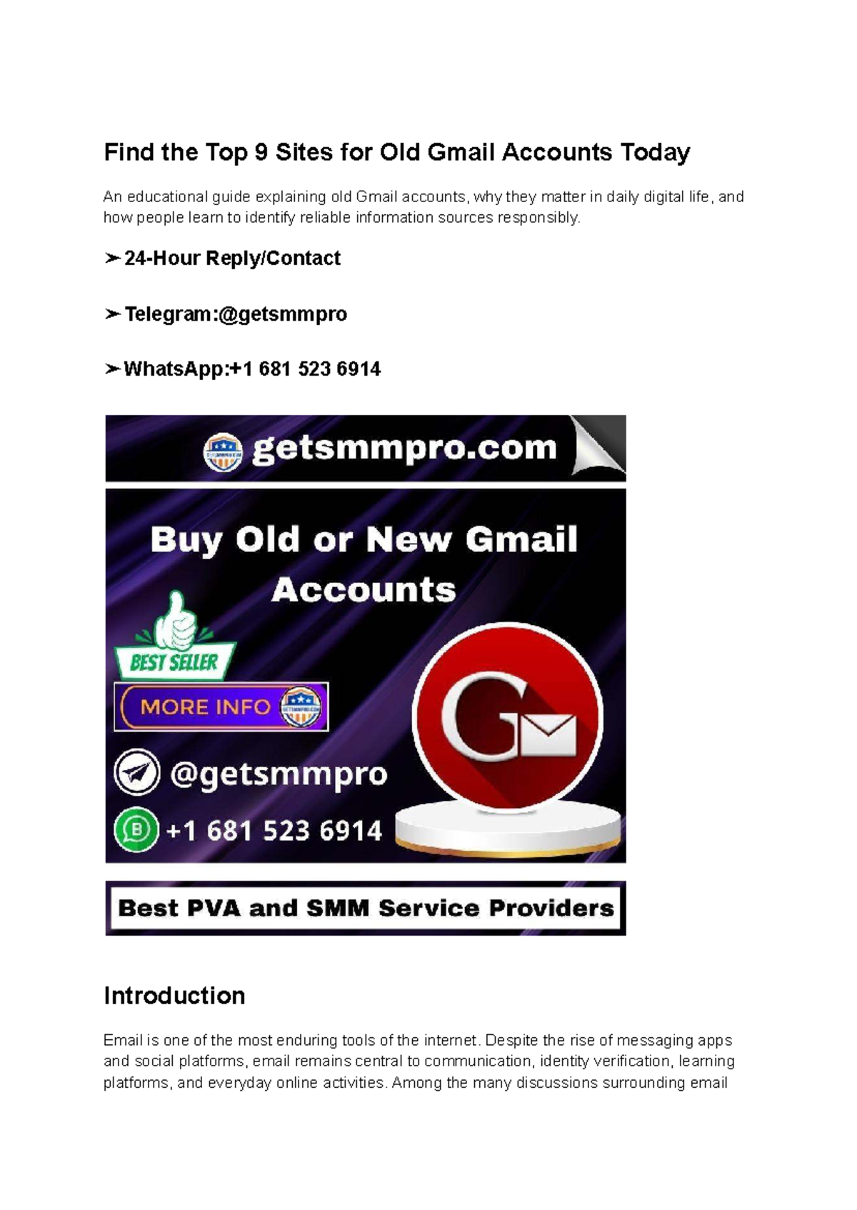 Top 9 Educational Resources for Understanding Old Gmail Accounts - Studocu