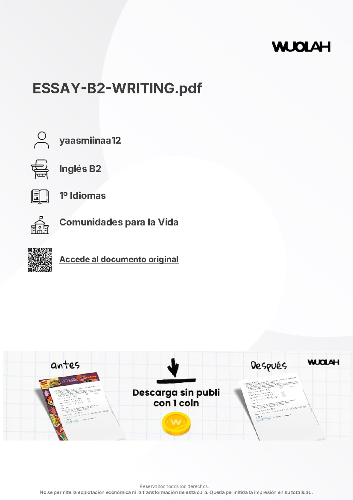 B2 ESSAY WRITING GUIDE: STRUCTURE & EXPRESSIONS - Studocu