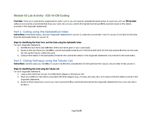 [Solved] Table for Parts 1 and 2 Column 1 Column 2 Column 3 Column 4 - Coding Foundations (HIM ...