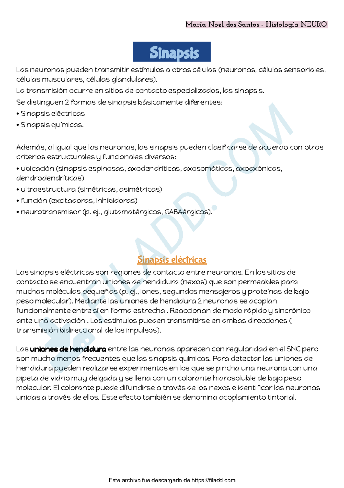 2 Sinapsis - Documentos de Google - ......... Las neuronas pueden transmitir estímulos a otras ...