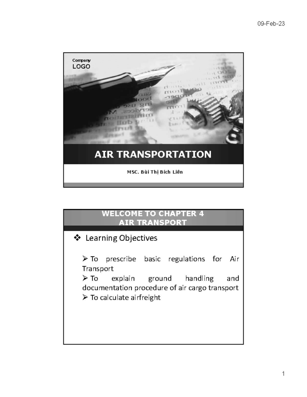 Chap 4 - Air transportation overview and key concepts - Studocu