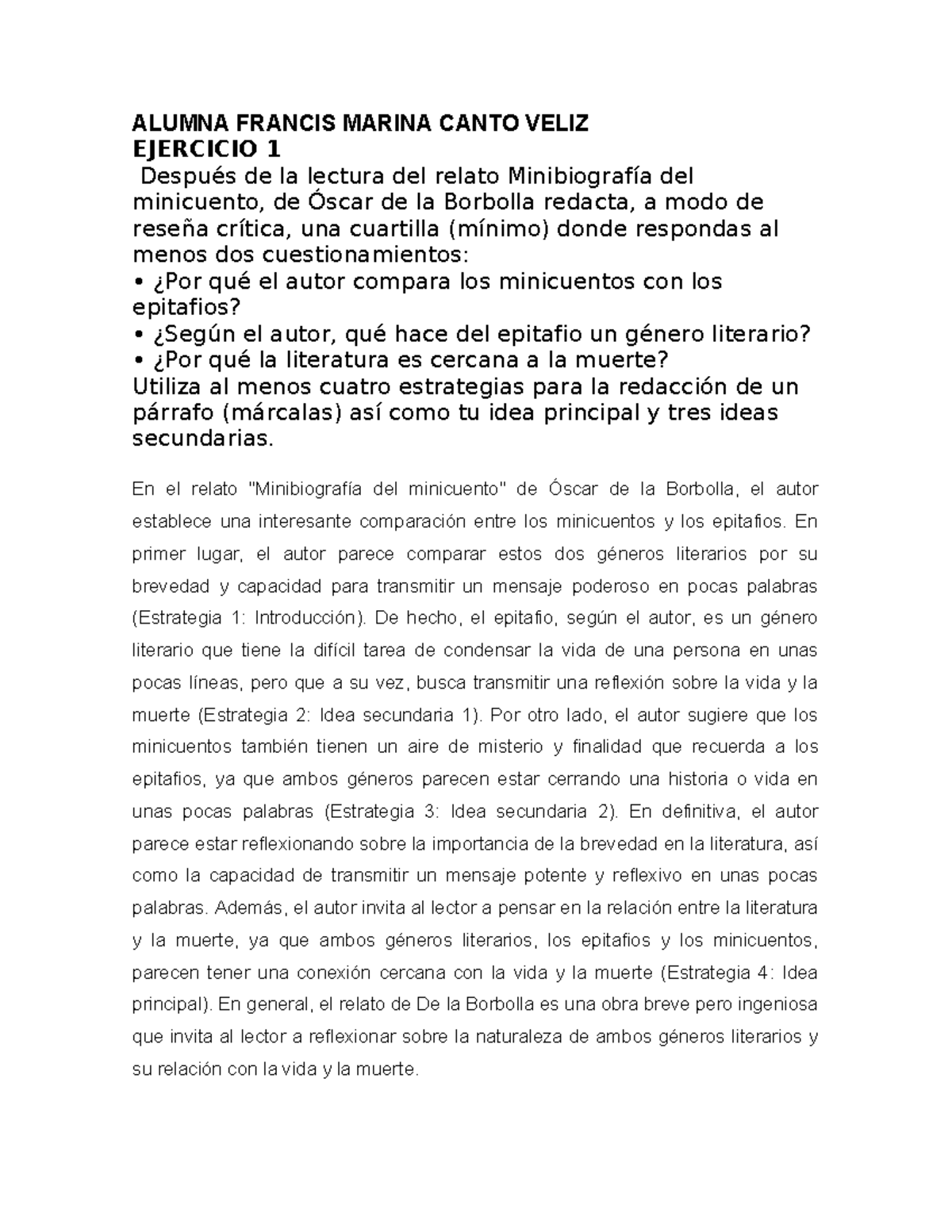 Tarea libre 2 - ALUMNA FRANCIS MARINA CANTO VELIZ EJERCICIO 1 Después ...