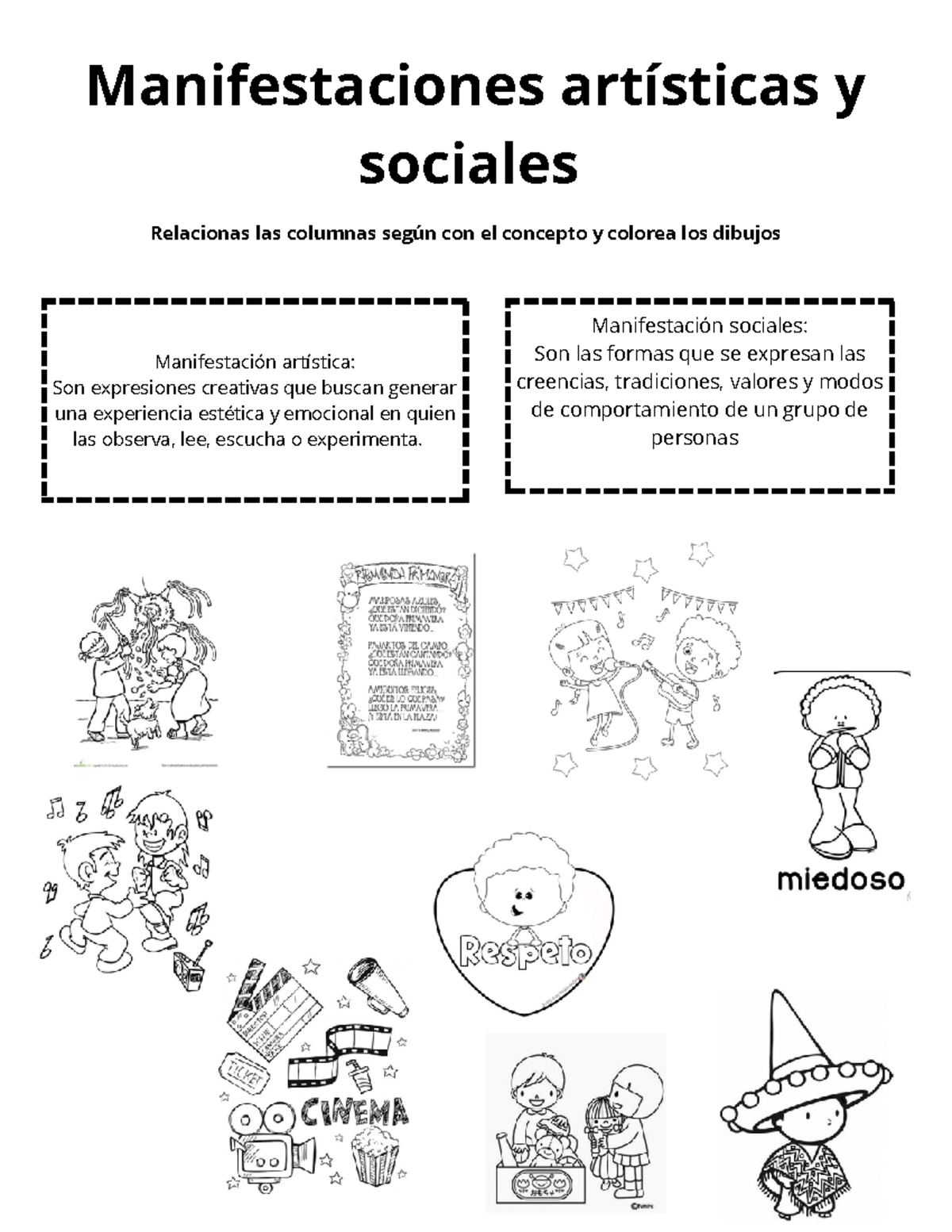 Manifestaciones Artisticas Y Sociales Lenguaje Y Comunicación