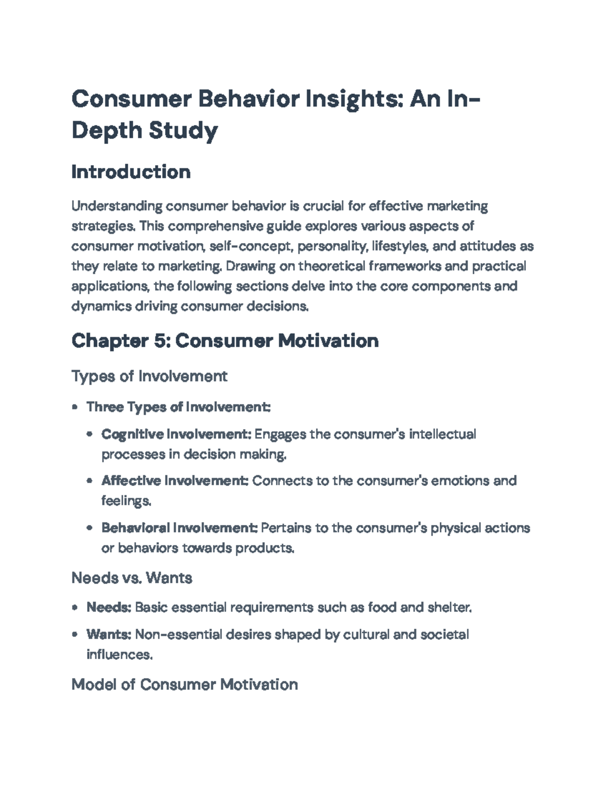 Consumer Behavior Analysis: A Comprehensive Study for Marketing - Consumer Behavior Insights: An ...