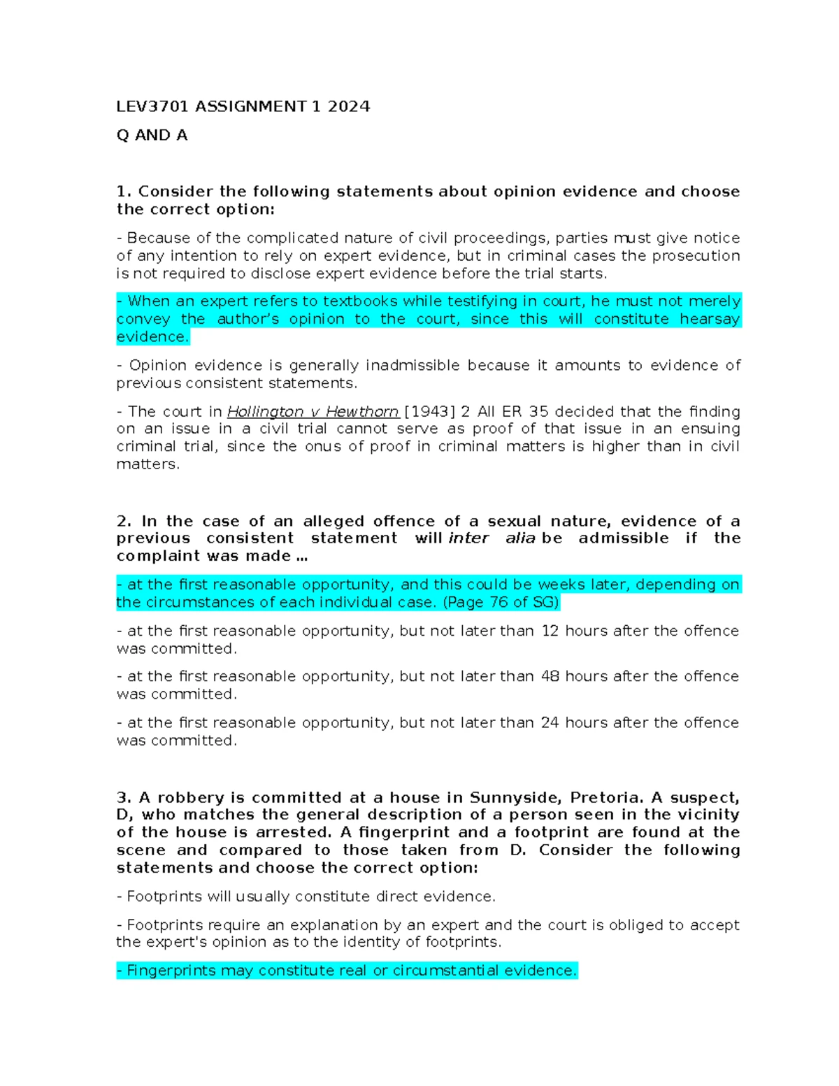LEV3701 Oct/Nov 2024 Exam Study Guide: Key Concepts & Questions - Studocu