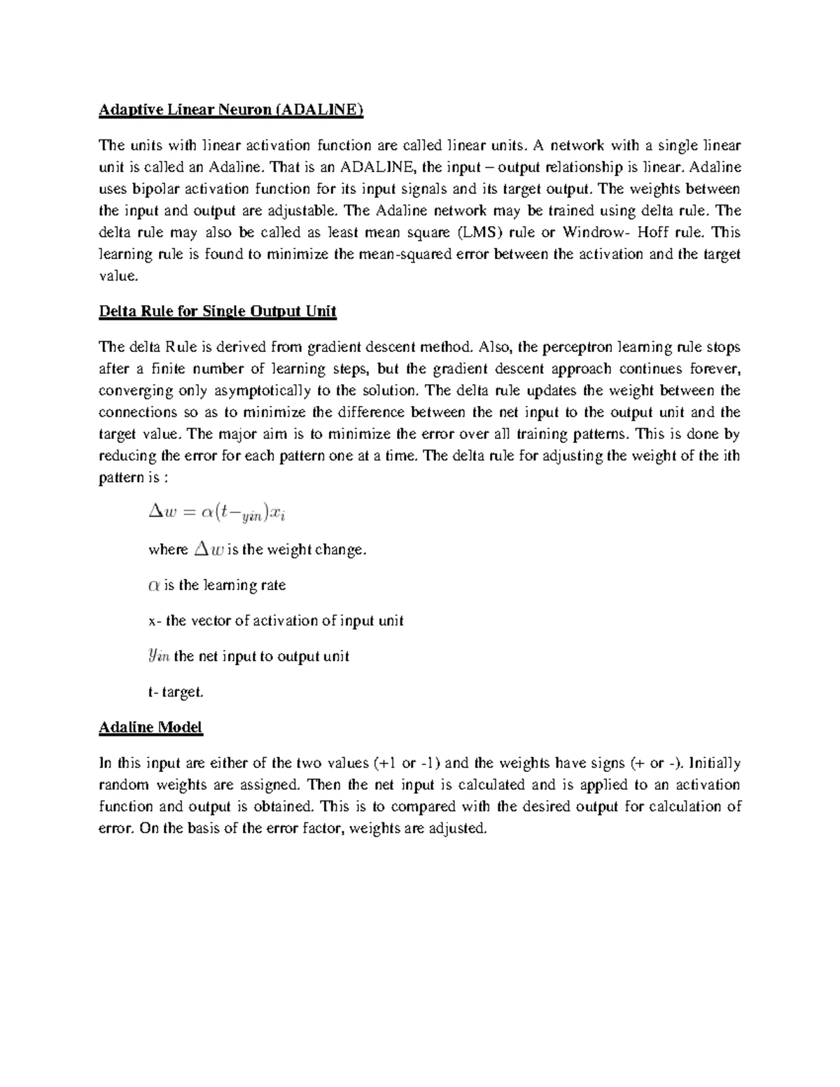 Activation Functions & Solved Problems - Solved Problems (1) For the network shown, calculate ...