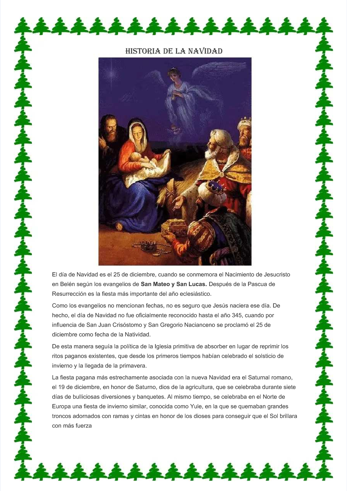 Pdf-historia-de-la-navidad compress - HISTORIA DE LA NAVIDADHISTORIA DE LA NAVIDAD El día de ...