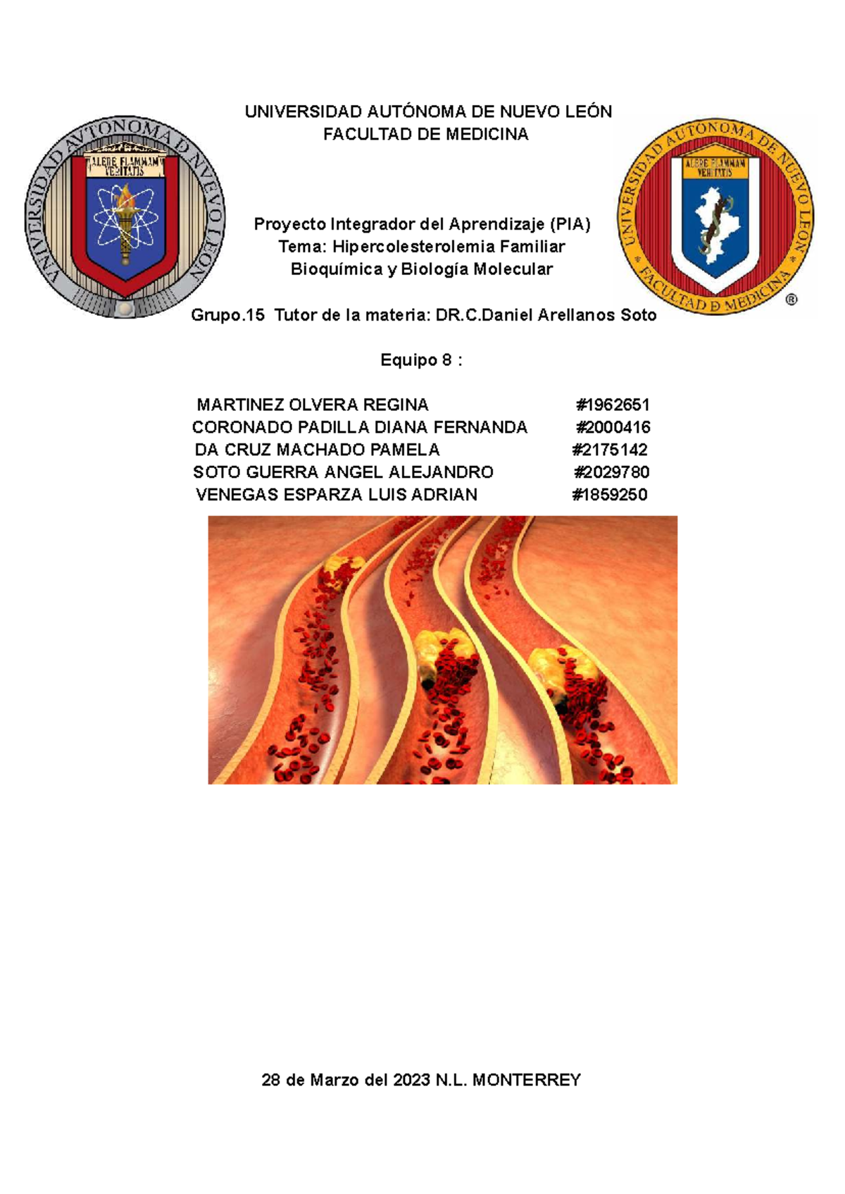 PIA: Hipercolesterolemia Familiar en Bioquímica y Biología Molecular ...