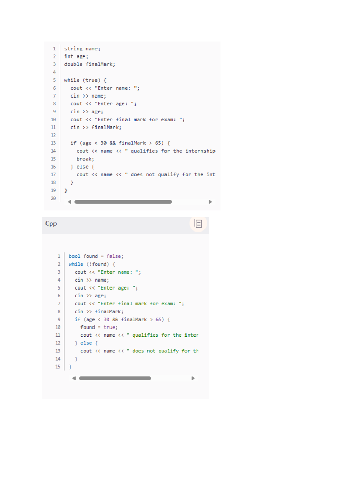 2024 Solutions for C++ Programming Concepts and Internships - Studocu