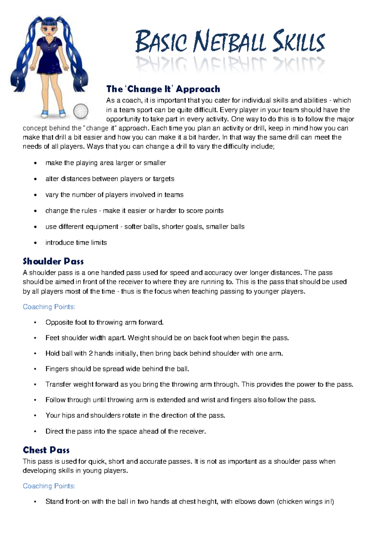 Netball Skills Overview: Mastering Passing and Shooting Techniques ...