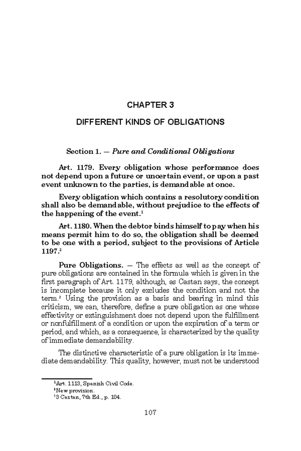 Chapter-3 OBLICON - CHAPTER 3 DIFFERENT KINDS OF OBLIGATIONS Section 1 ...