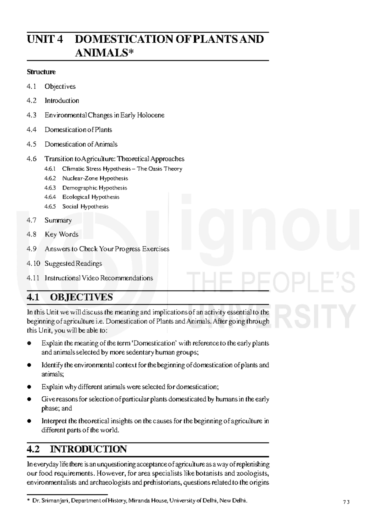 Domestication of Species: Plants & Animals in Agriculture Transition ...