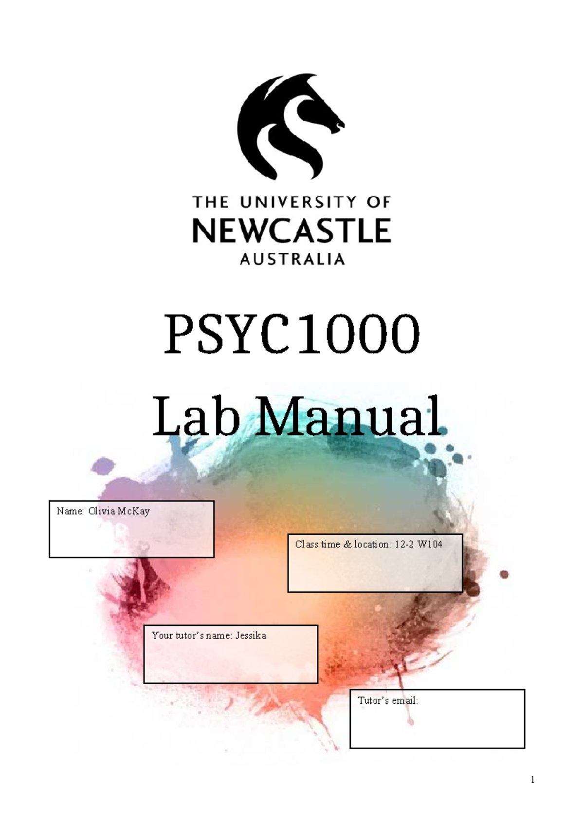 PSYC1000 Lab Manual 1: Science vs. Pseudoscience Activities - Studocu