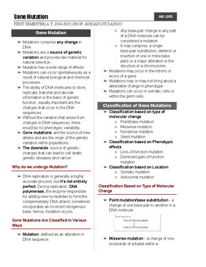 MCB 148 Notes on Mobile Genetic Elements - Mobile Genetic Elements ...