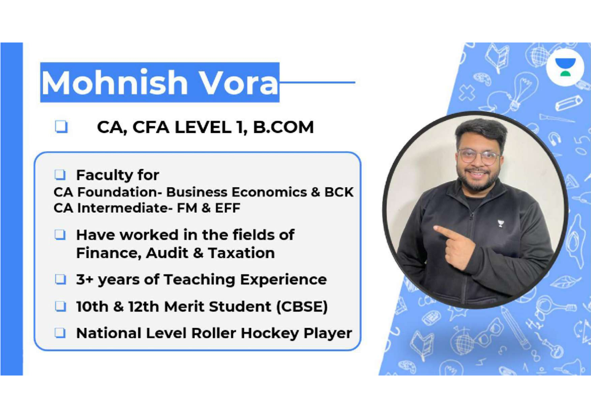 668965823 EFF Chp 1 Mvsir - Mohnish Vora CA, CFA LEVEL 1, B Faculty for ...