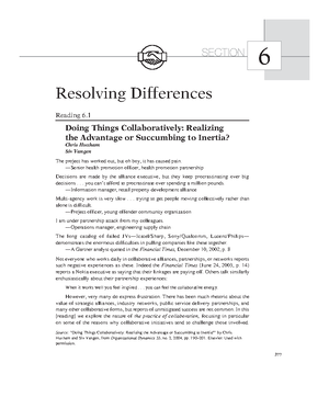 Ch 7 - CH 7 readings - Reading 7. Best Practices in Negotiation Roy J. Lewicki Bruce Barry David ...