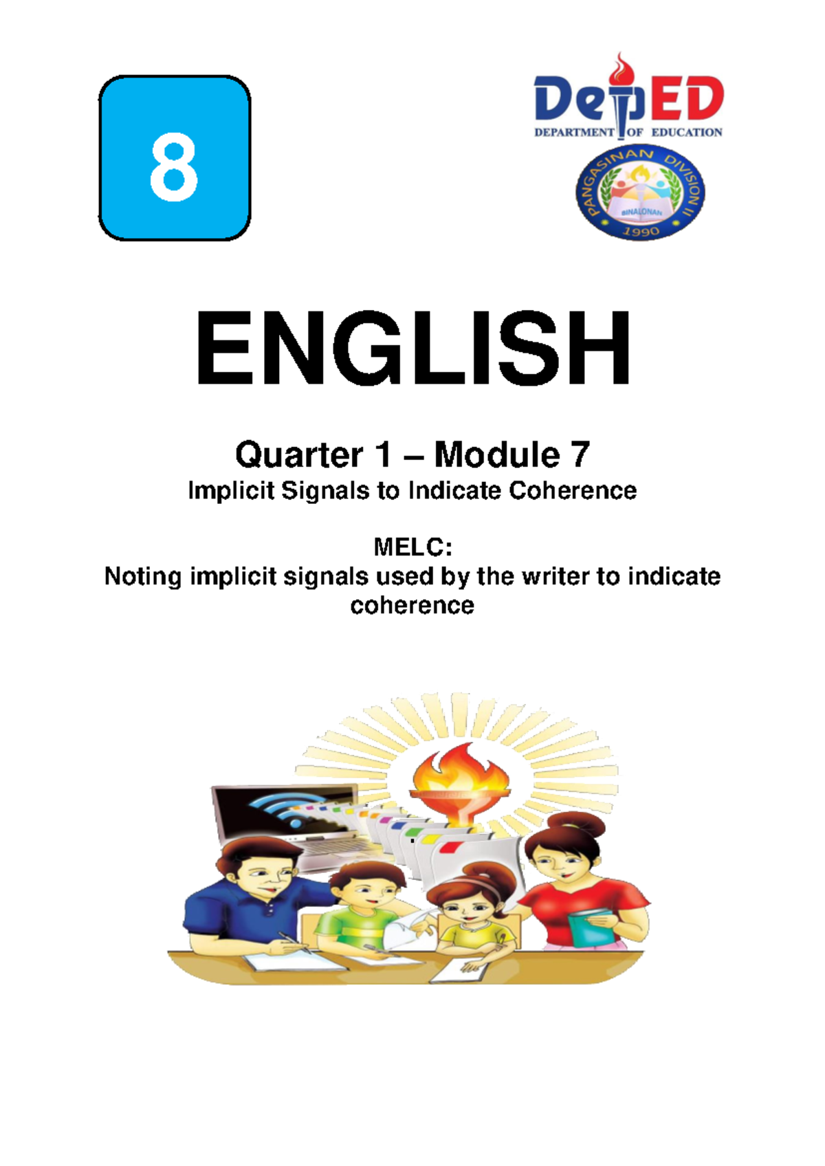 Q1-Module-7 - ENGLISH - ENGLISH Quarter 1 – Module 7 Implicit Signals ...