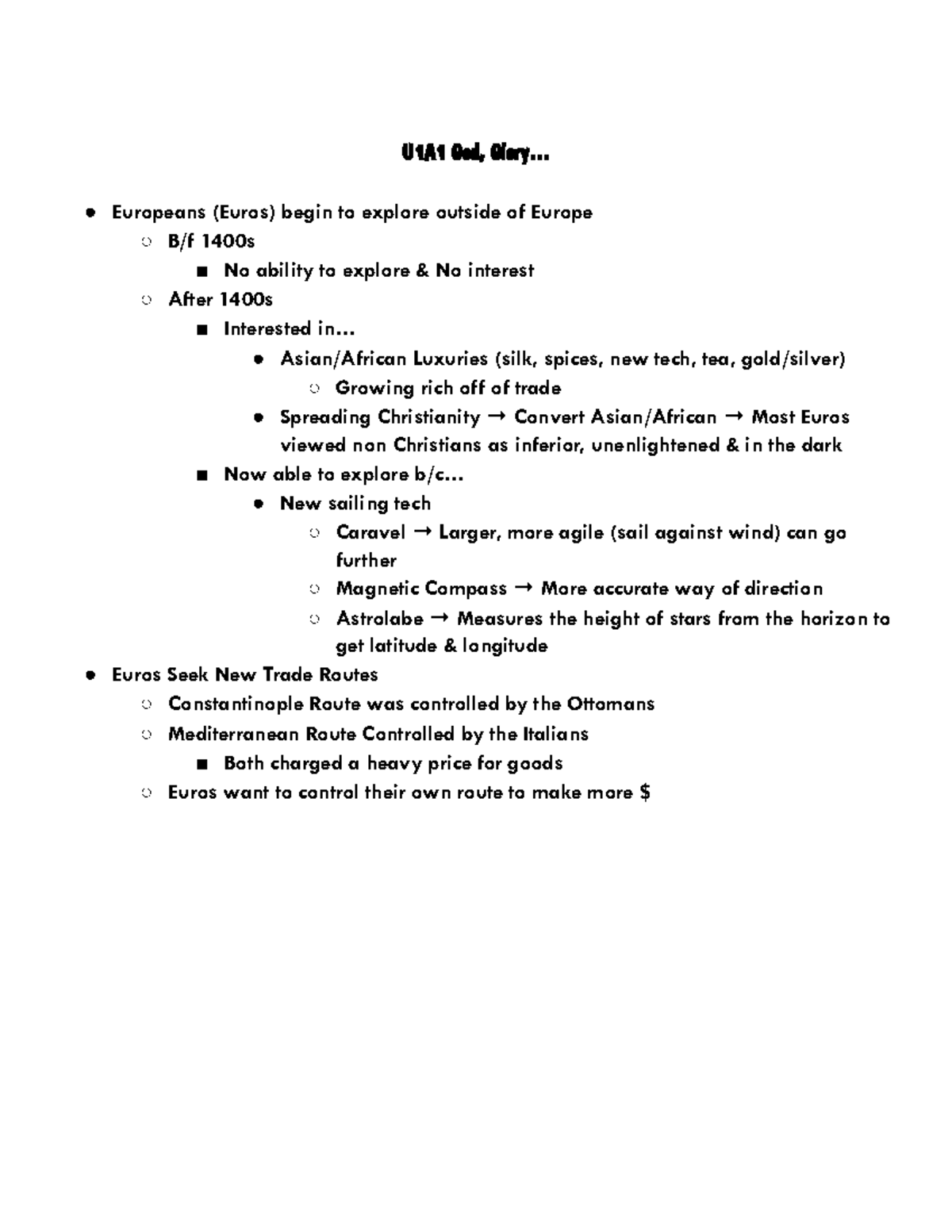 U1: Historical Overview of Tokugawa Japan & Ming Dynasty China - Studocu