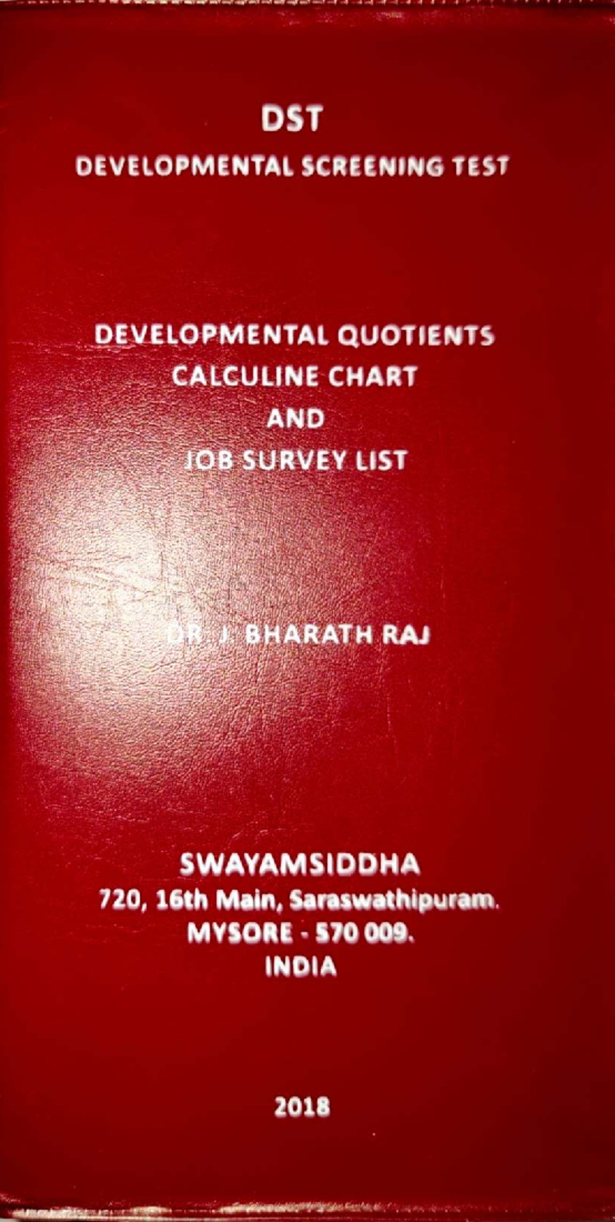 DST Developmental Screening Test Manual: Developmental Quotients ...