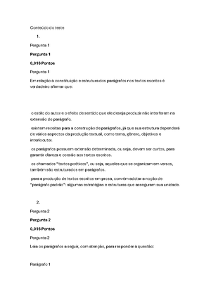 [Solved] Leia com ateno as assertivas a seguir que tratam a respeito da ...