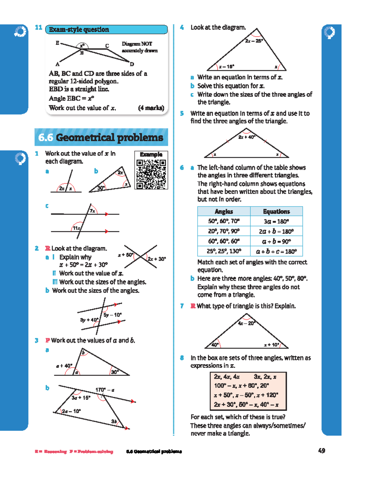 Elementary Geometry Test 1: Solving Angles and Triangles - Studocu