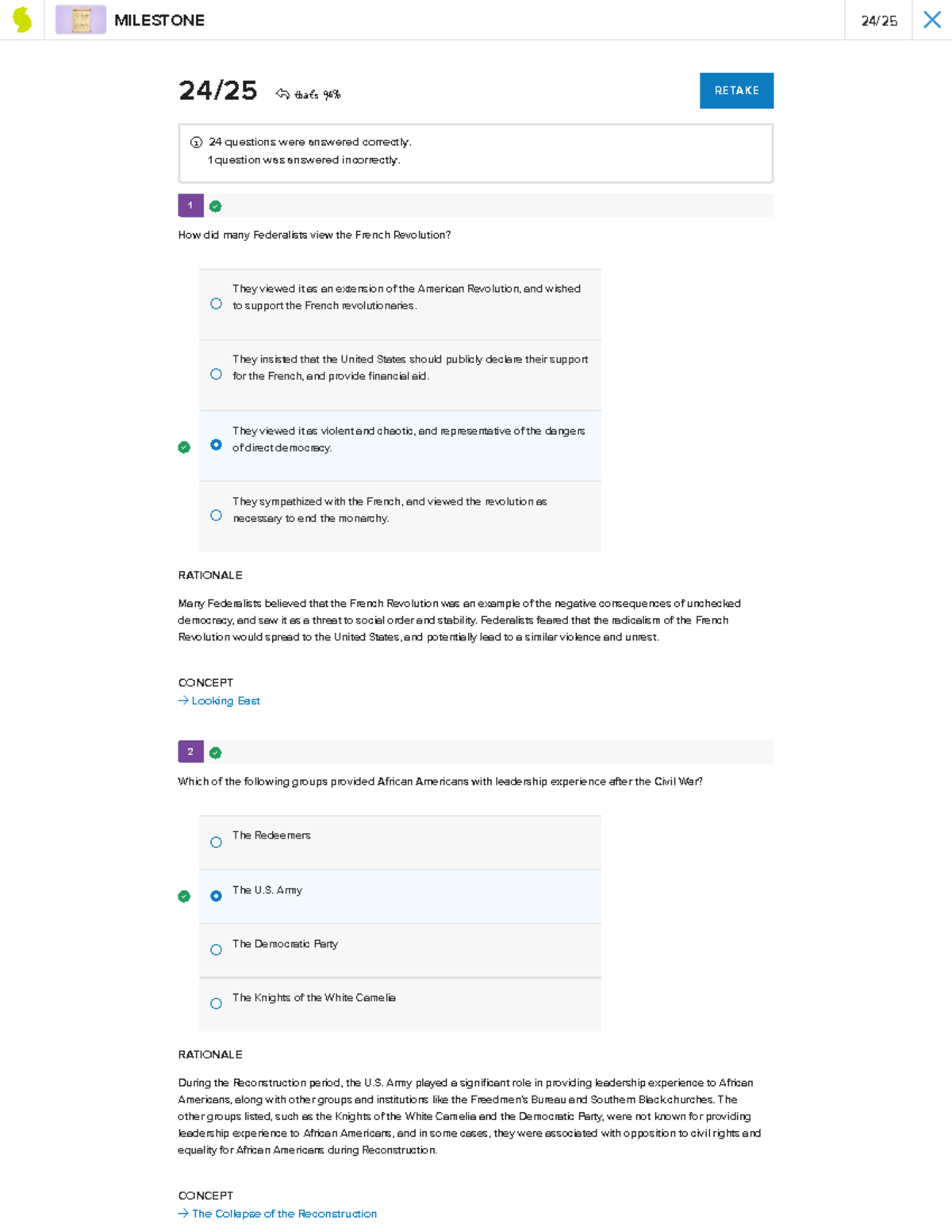 US History 1 - Final Milestone Review: Key Concepts and Questions - Studocu