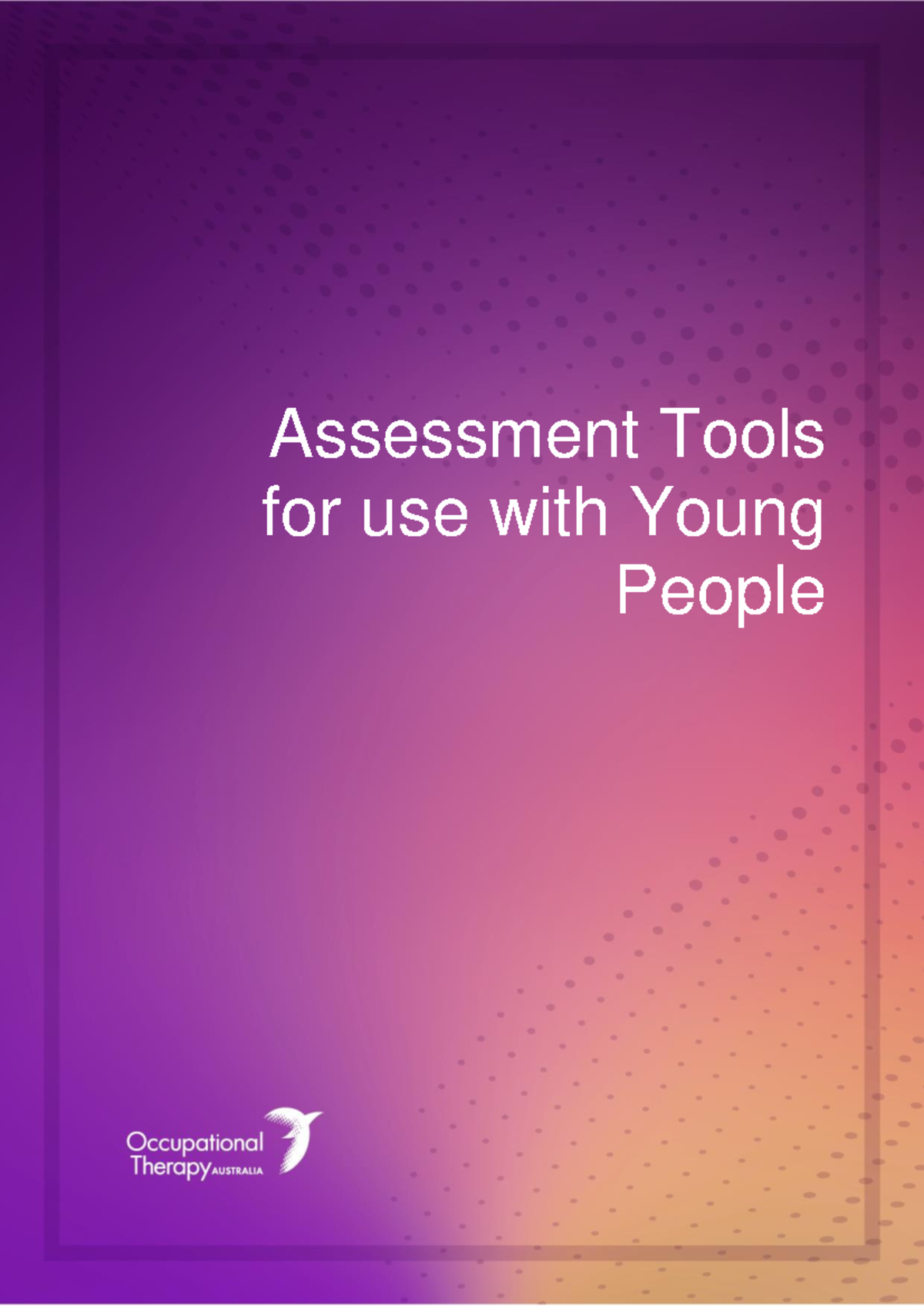 Assessment Tools for Supporting Young People with ASD (2019) - Studocu