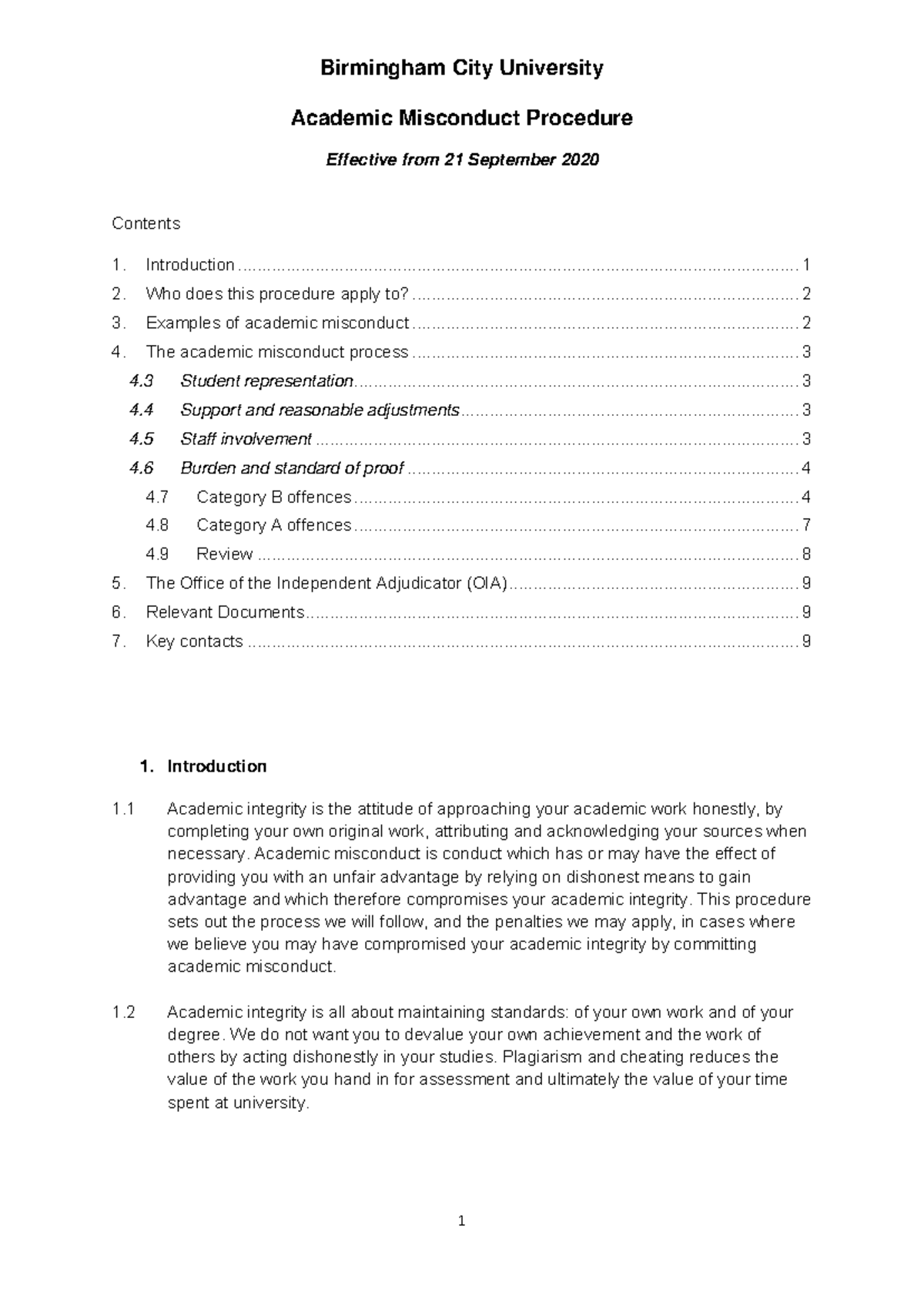 Academic-misconduct-procedure-132483608357324761 - Birmingham City ...