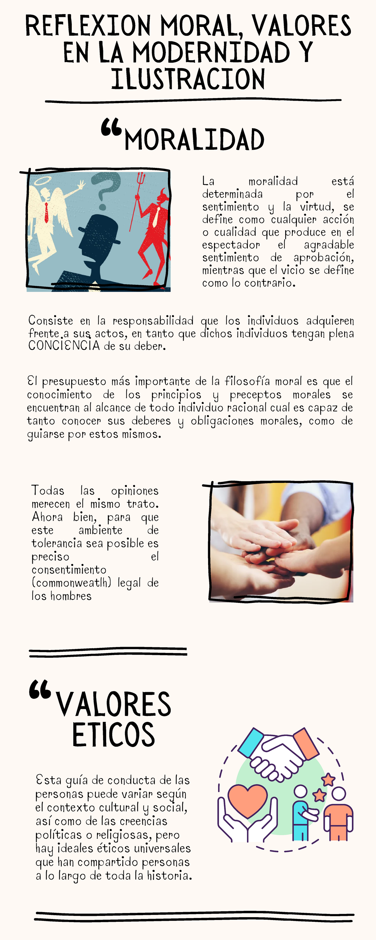 Reflexión Moral y Valores en la Modernidad e Ilustración: Ética y Deber ...