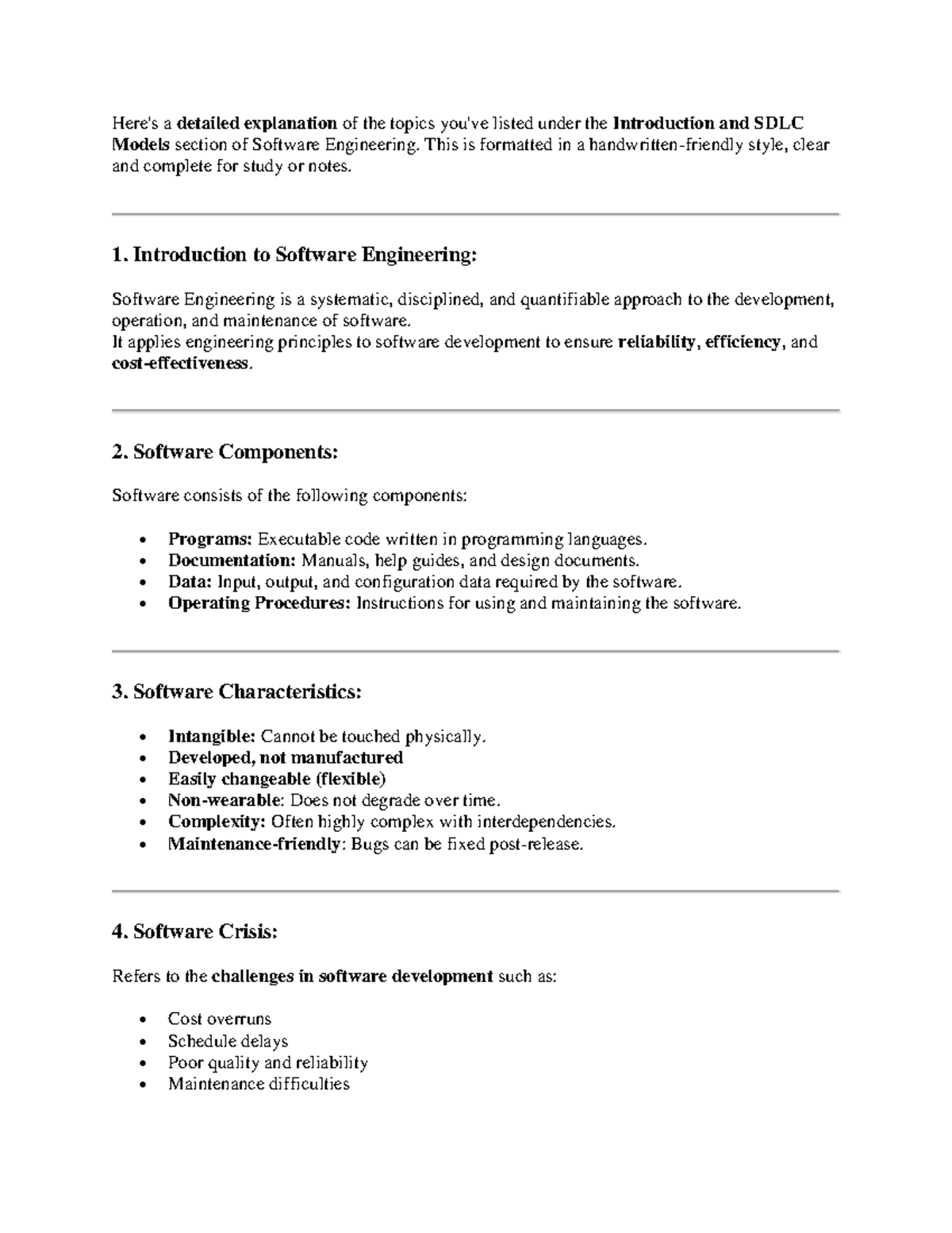 Unit 1, 2, 3 SE - Comprehensive Summary for B.Tech CSE (3rd Year) - Studocu