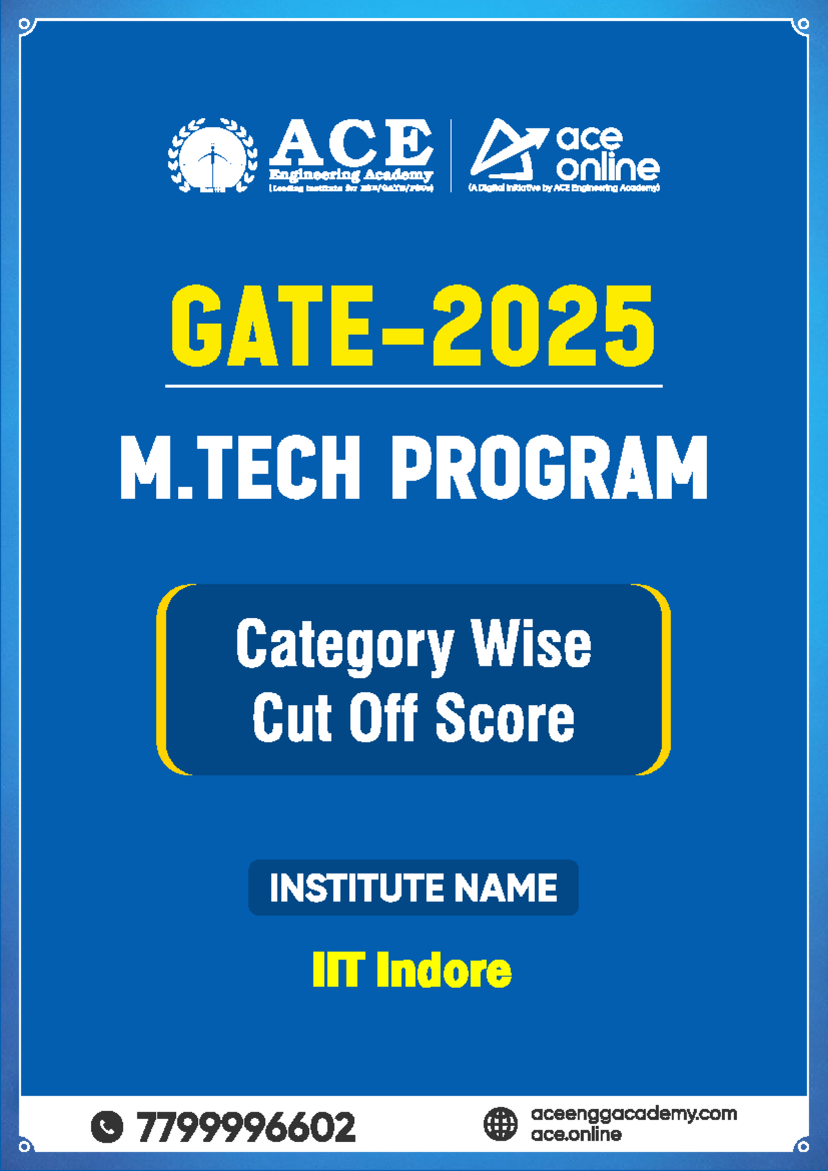 IIT Indore GATE 2025: M.Tech. & MS Programs Overview - Studocu