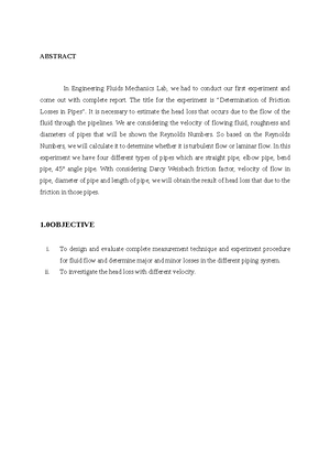 Lab report - 1. INTRODUCTION Arc welding is one of several fusion ...