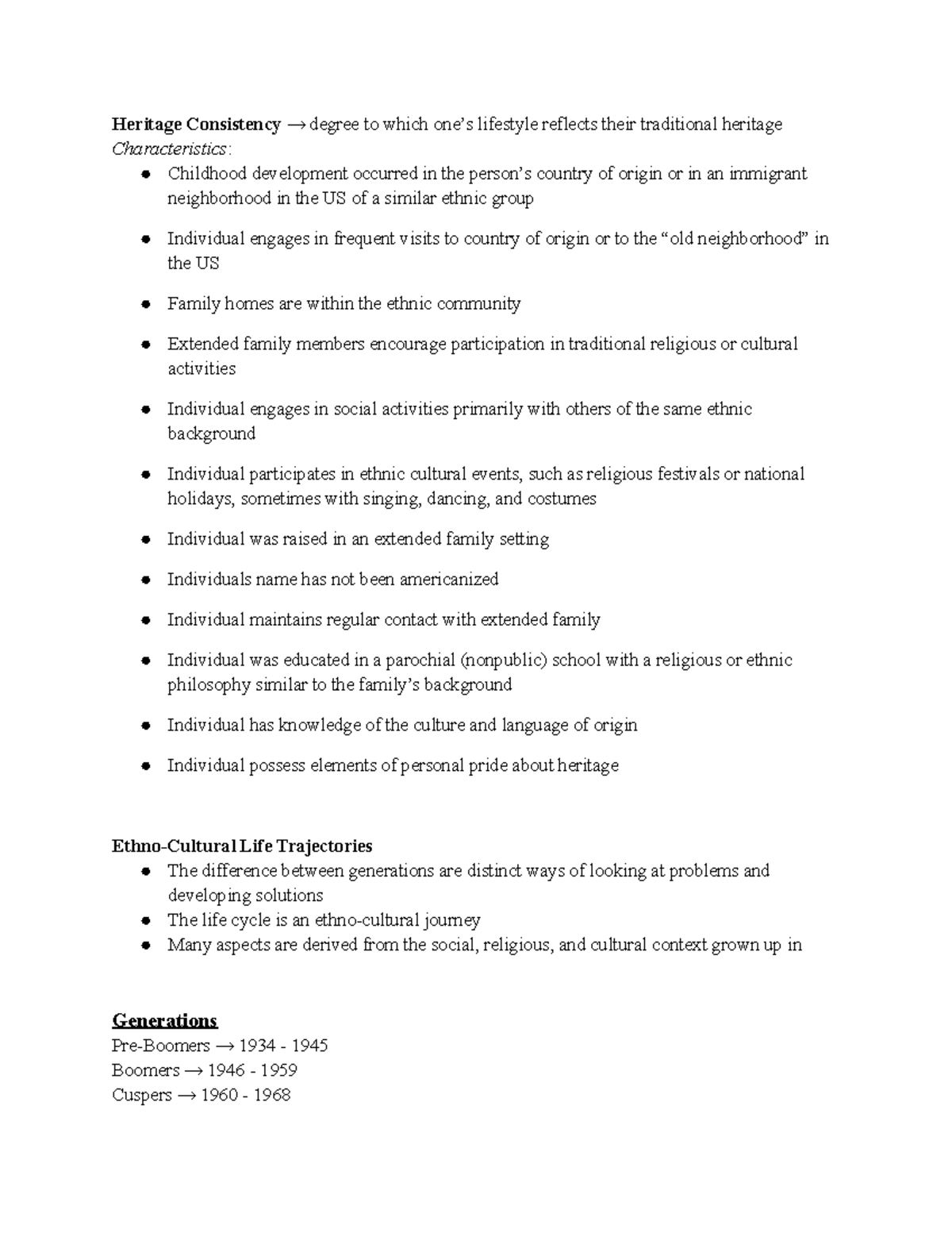 Cultural Diversity and Heritage in Health & Illness Study Notes - Studocu