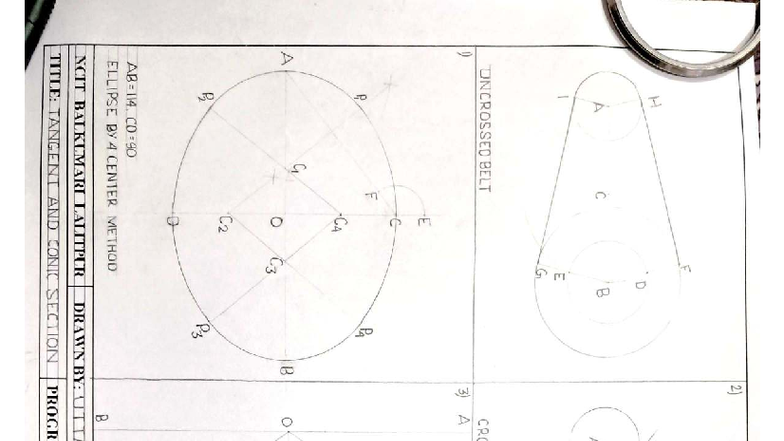 Basic Drawing Notes for IInd Sem BEIT: Conics & Curves - Studocu