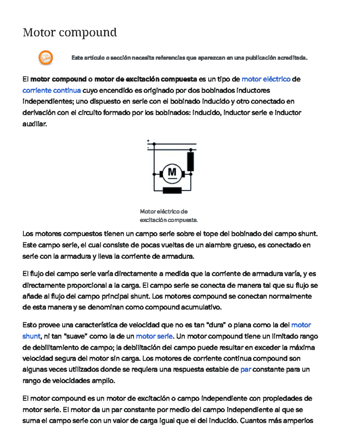 Motor Compound: Características y Funcionamiento del Motor Eléctrico ...