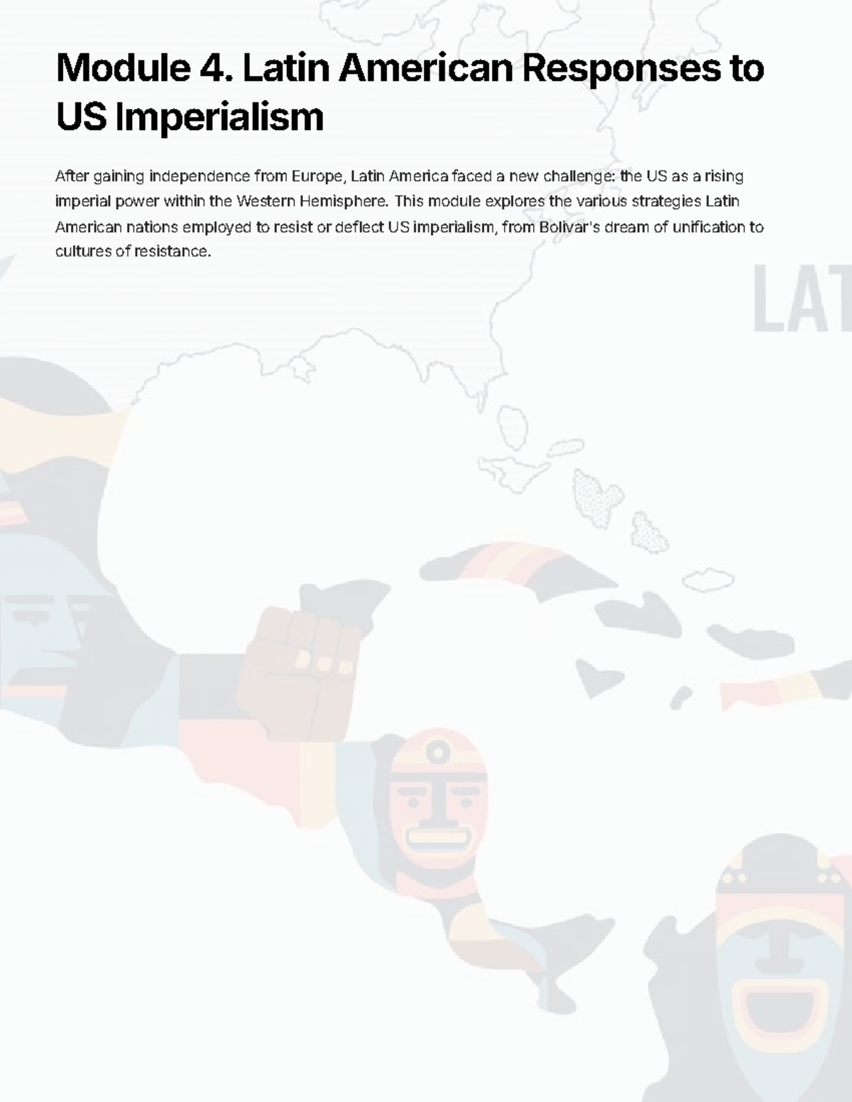 Latin American Responses to US Imperialism: Strategies & Influences ...