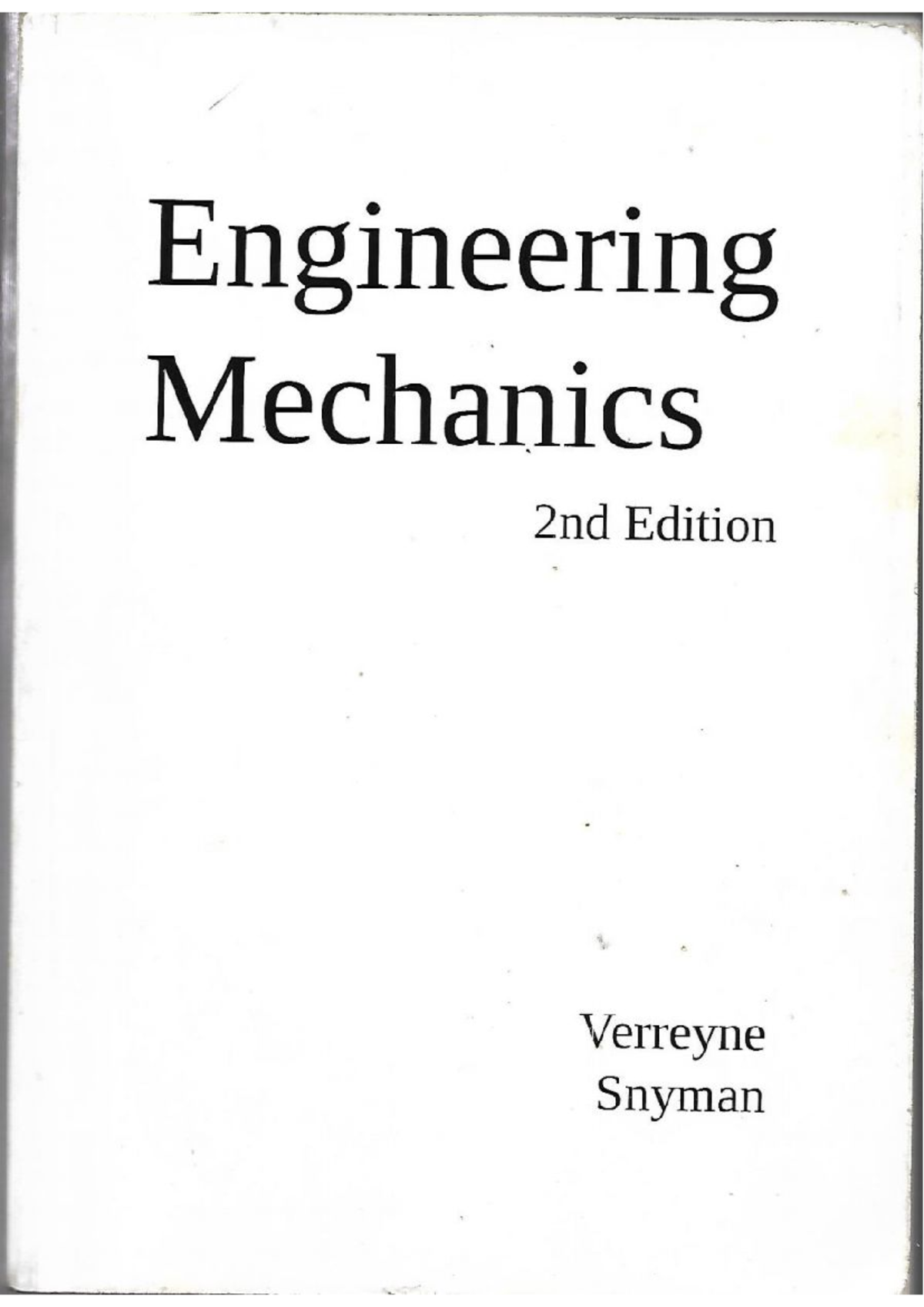 Mechanics-1-1: Key Concepts and Formulas from Engineering Mechanics ...