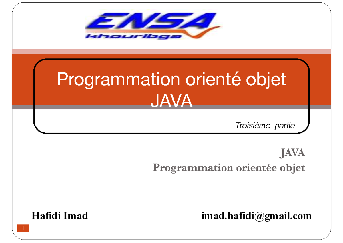 Collections en Java - Cours Séance 4 (JAVA) par Hafidi Imad - Studocu