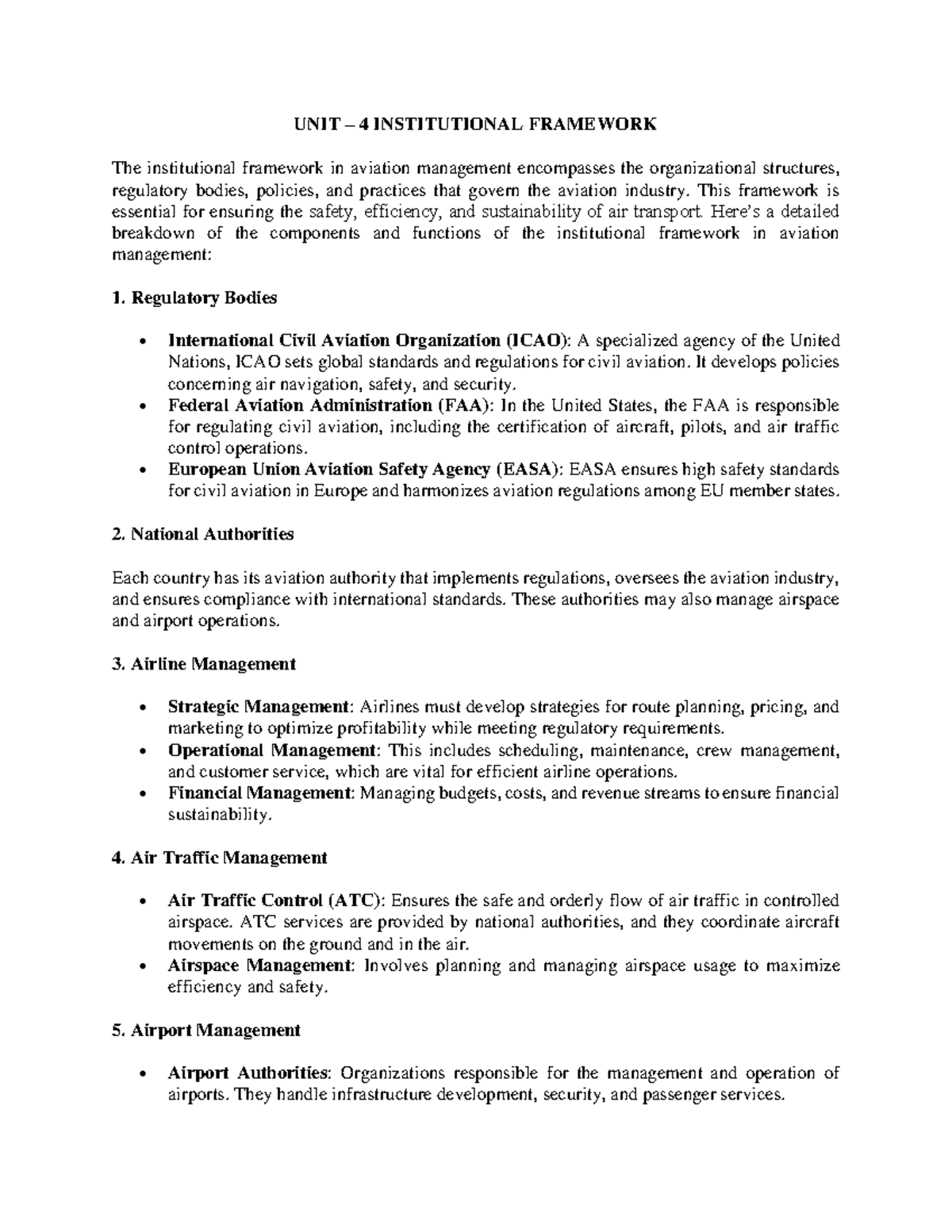 UNIT-4 Institutional Framework - UNIT – 4 INSTITUTIONAL FRAMEWORK The ...
