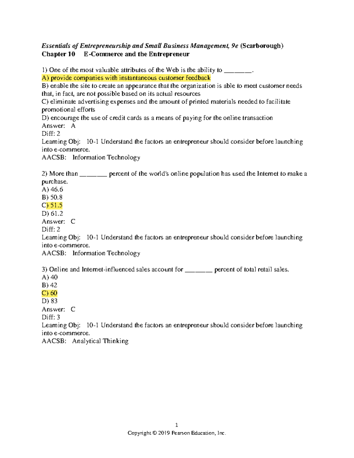 E-Commerce Insights for Entrepreneurs: ESBM9Z Chapter 10 Notes - Studocu
