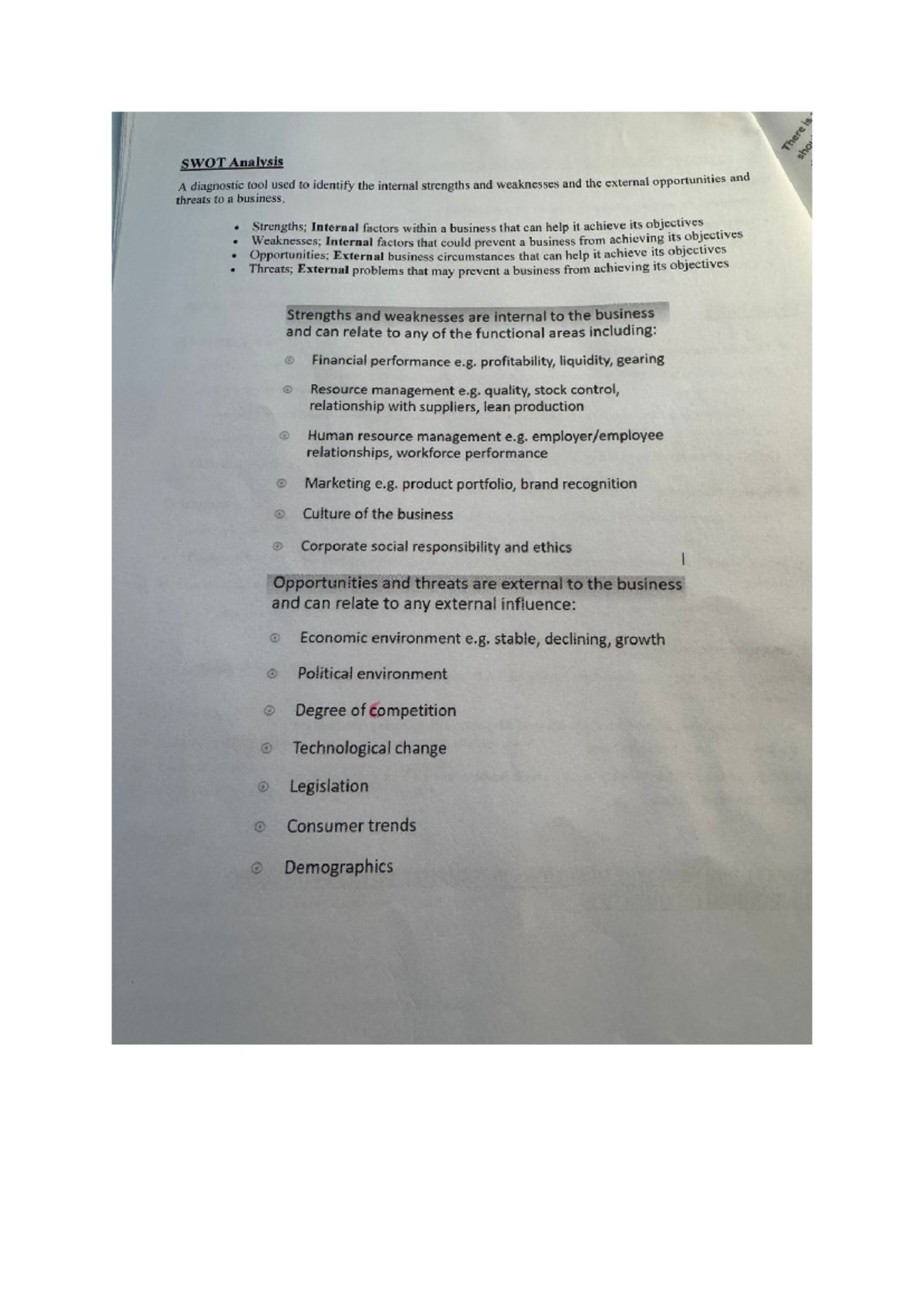 B3 - SWOT Analysis: Internal & External Factors for Business Success ...