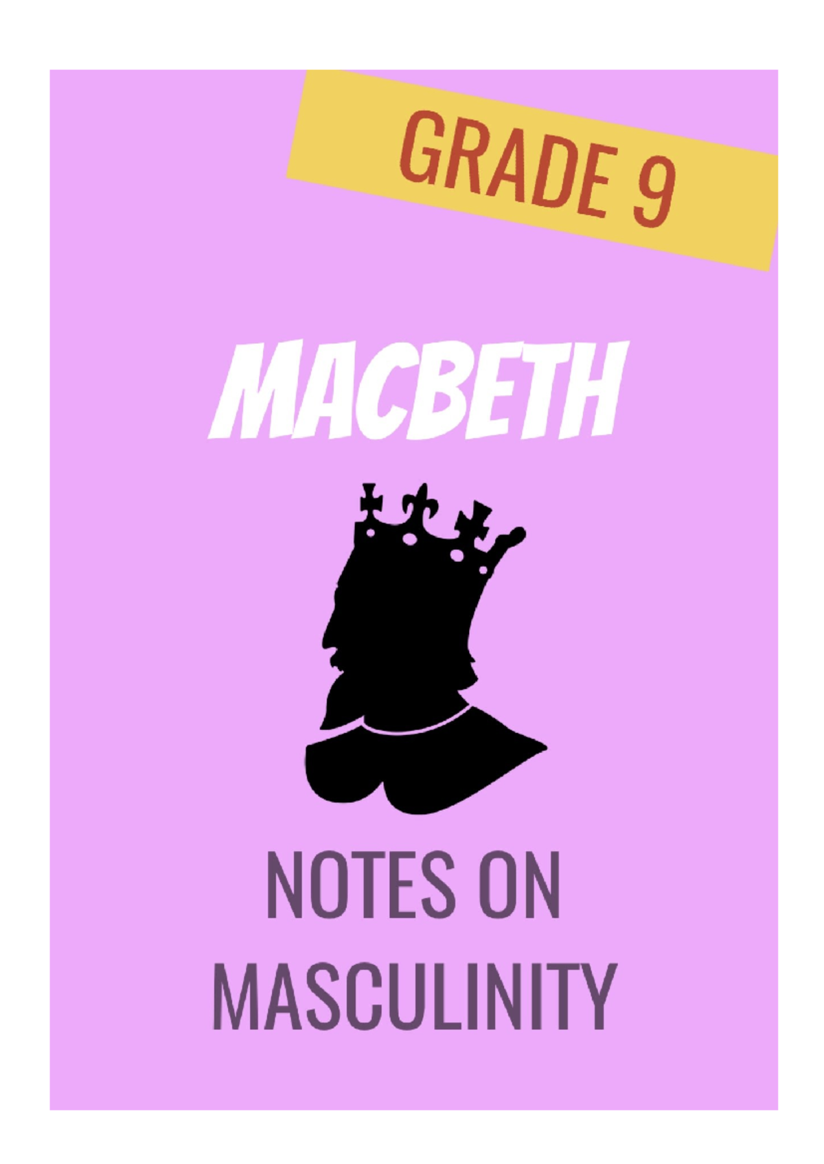 Macbeth (ENG 101) - Exploring Masculinity Themes in the Play - Studocu